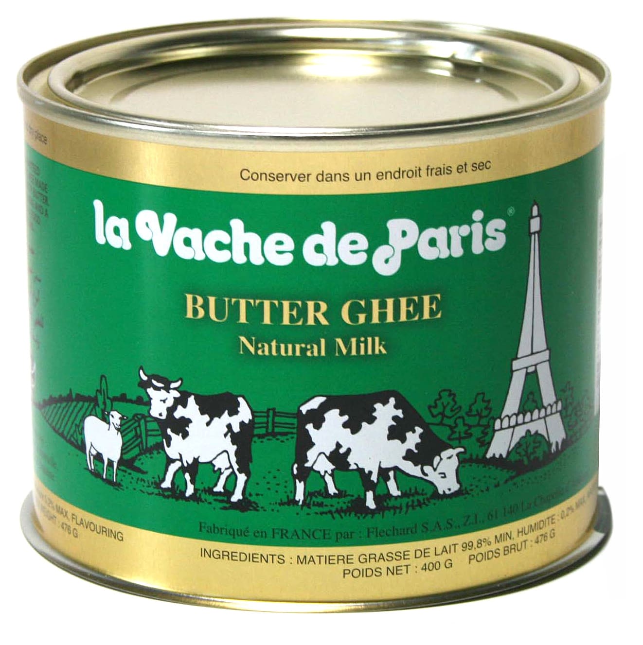 Burro ghee burro chiarificato - La vache de Paris - 400 g - Meilleur du ...