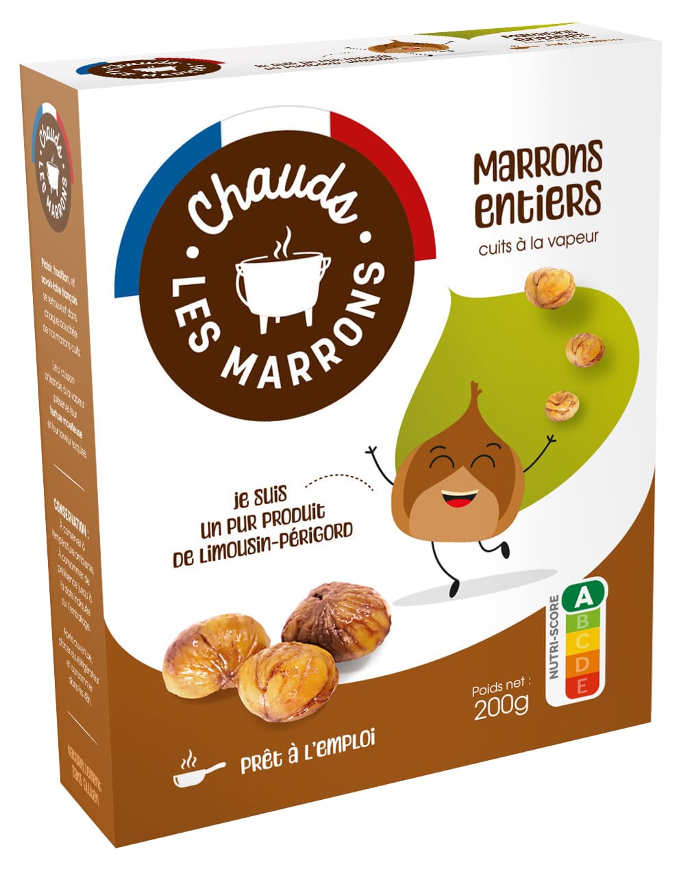 Castagne intere sotovuoto - Cotte al vapore - 200 g - Chauds les ...