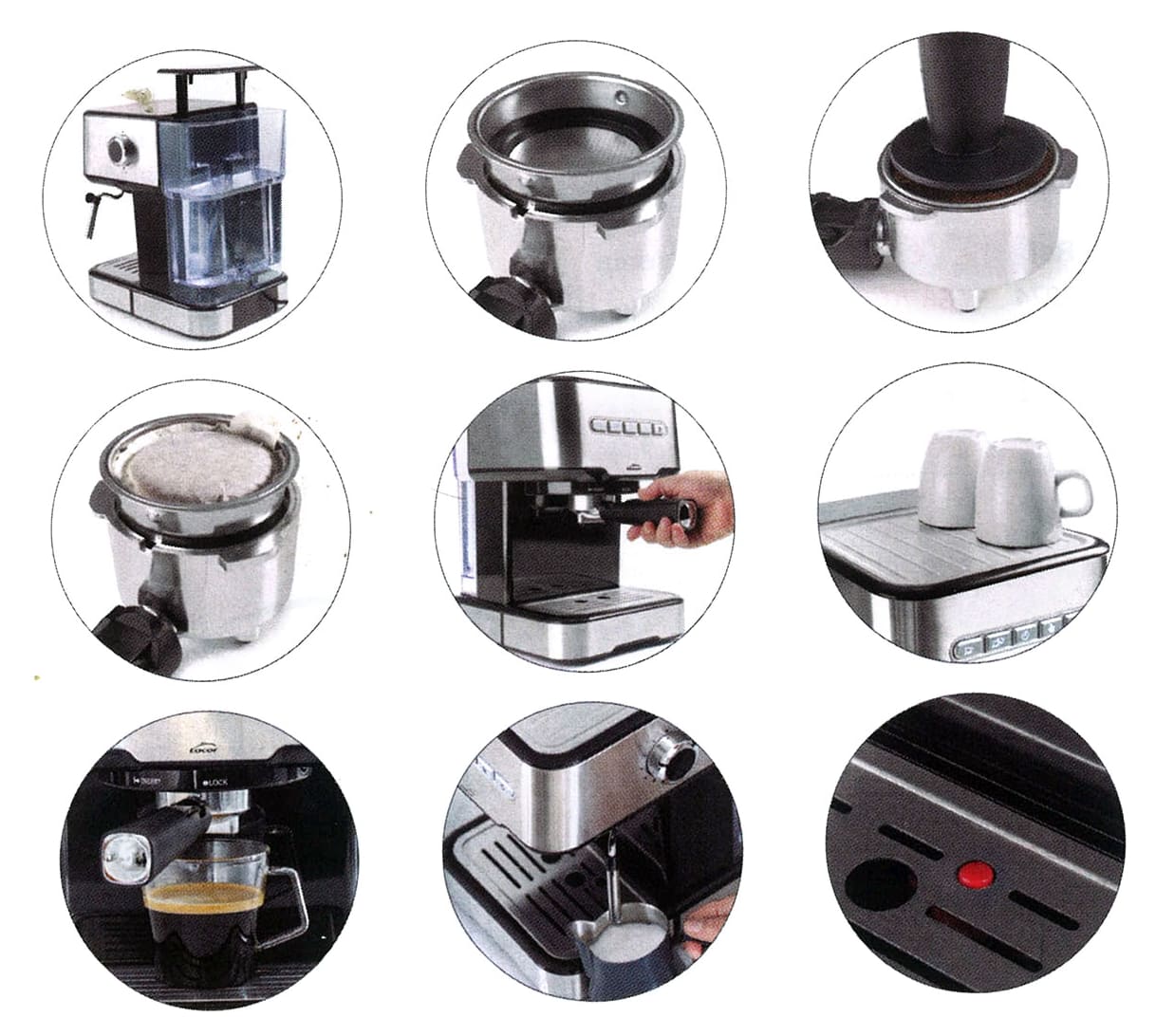 Macchina per caffè Sence - Lacor - Meilleur du Chef