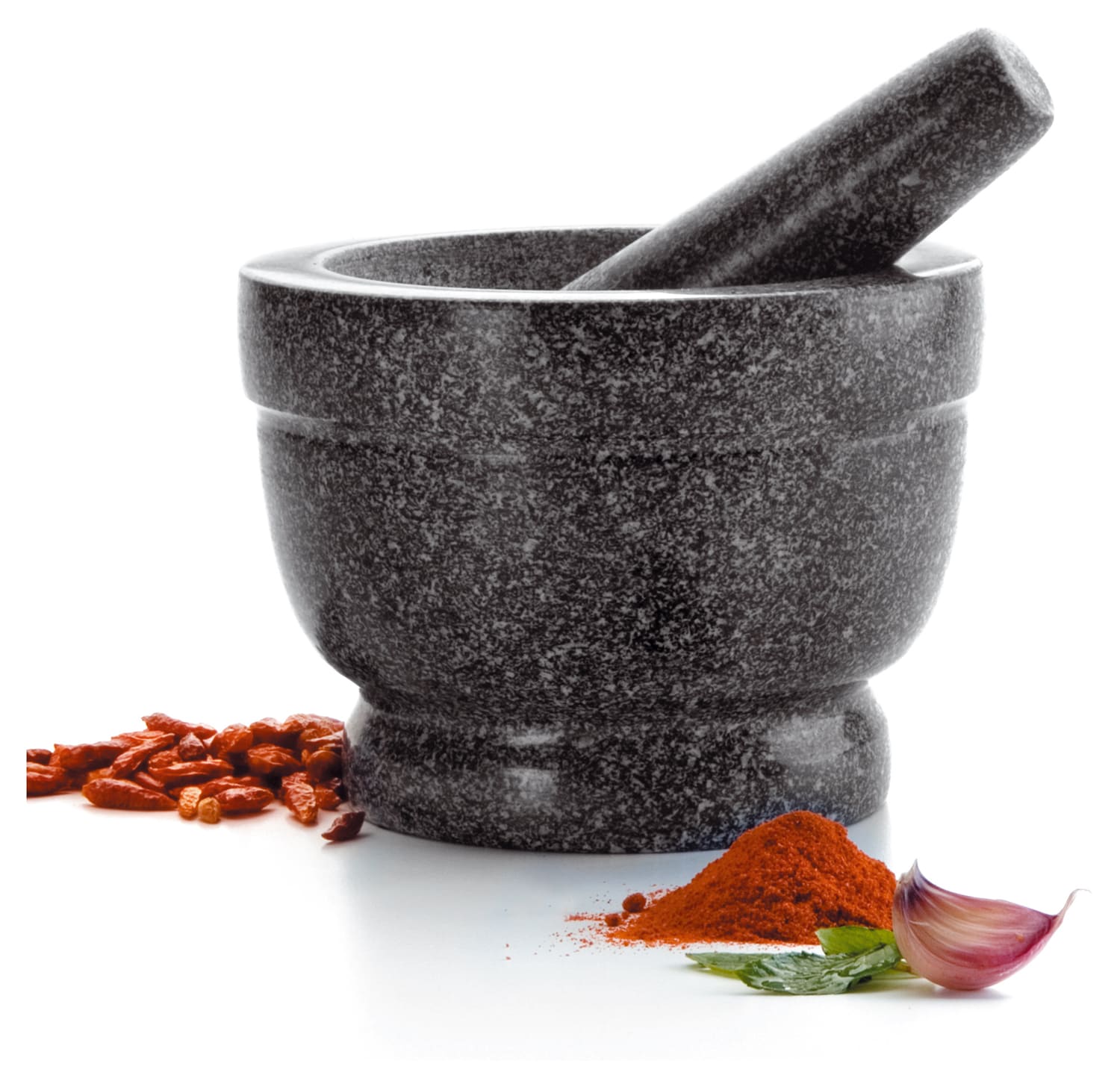 Mortaio da cucina in granito - Ø 16 cm - Lacor - Meilleur du Chef