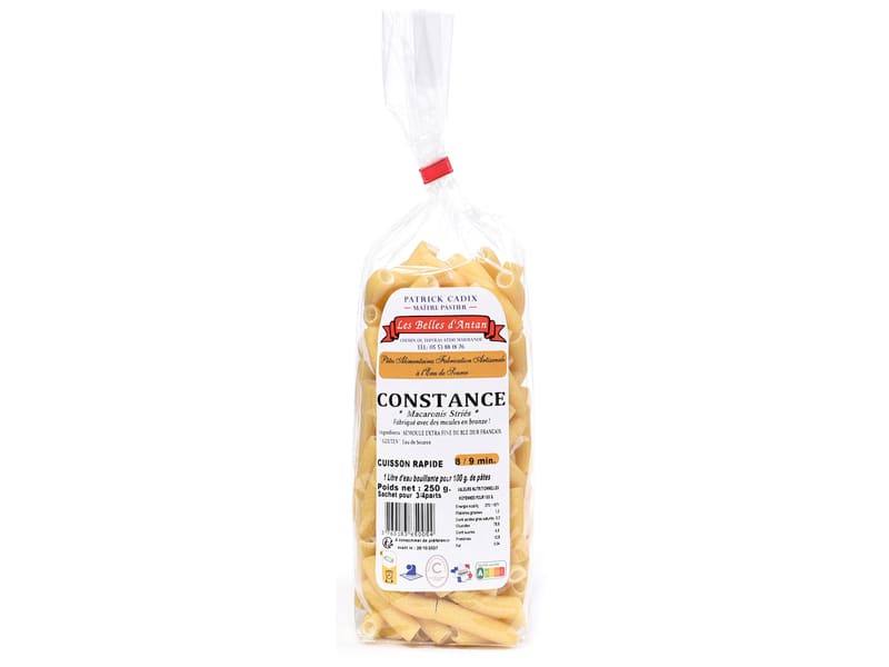 Maccheroni Rigati Naturali - 250 g - Les Belles D'Antan - Meilleur du Chef