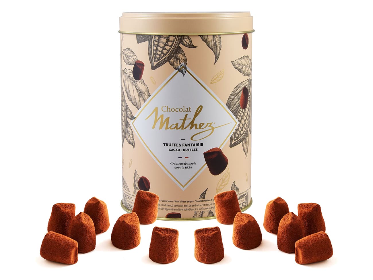 Tartufi al cioccolato - Naturale - 500g - Chocolat Mathez - Meilleur du ...