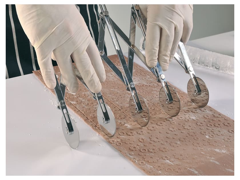 Rotella tagliapasta - 5 lame lisce - Martellato - Meilleur du Chef