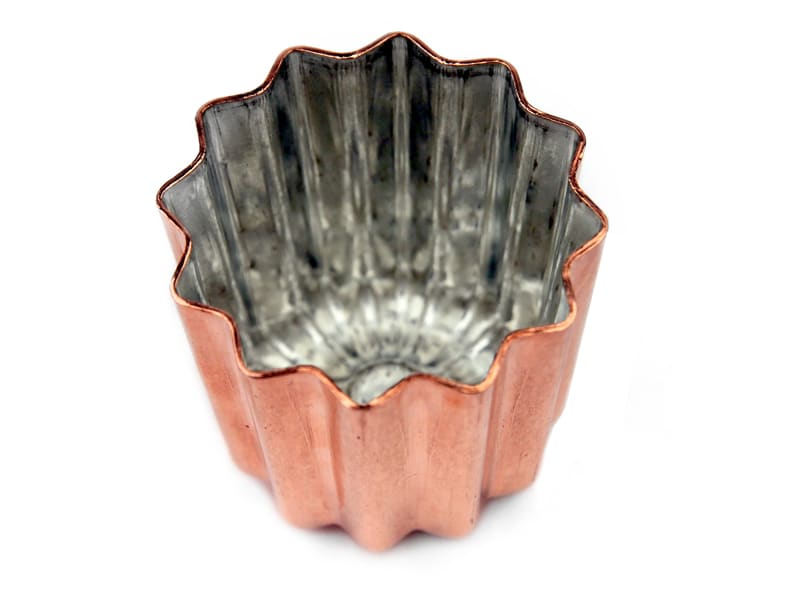 Stampo per cannelé in rame - professionale - Ø 5,5 cm - Meilleur du Chef