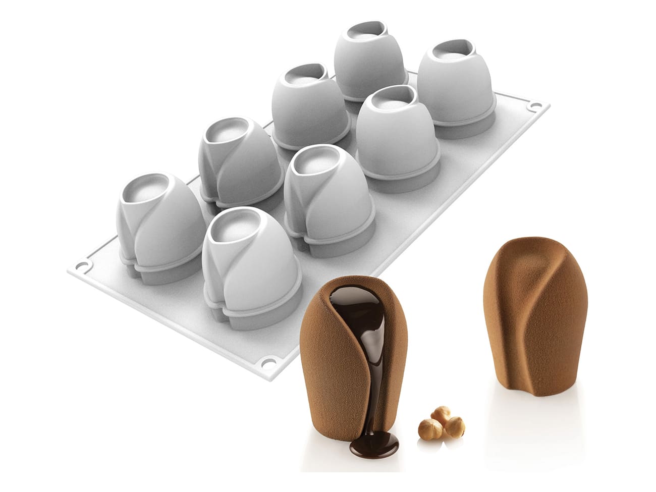 Stampo in silicone - 8 Taki - 30 x 17.5 cm - Silikomart - Meilleur du Chef