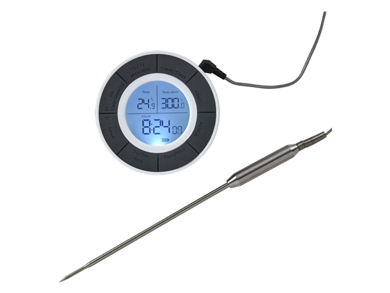 Digital Thermometer with Probe - -50°C to +300°C - No.9 - Alla France ...