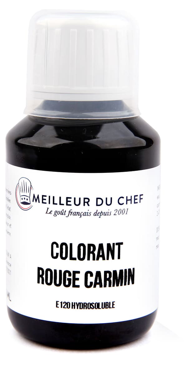 Carmine Red Liquid Food Colouring - Water Soluble - 58ml - Meilleur du ...