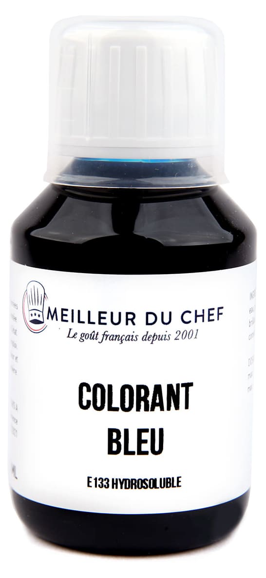 Blue Food Colouring E133 - Water soluble - 58ml - Meilleur du Chef ...