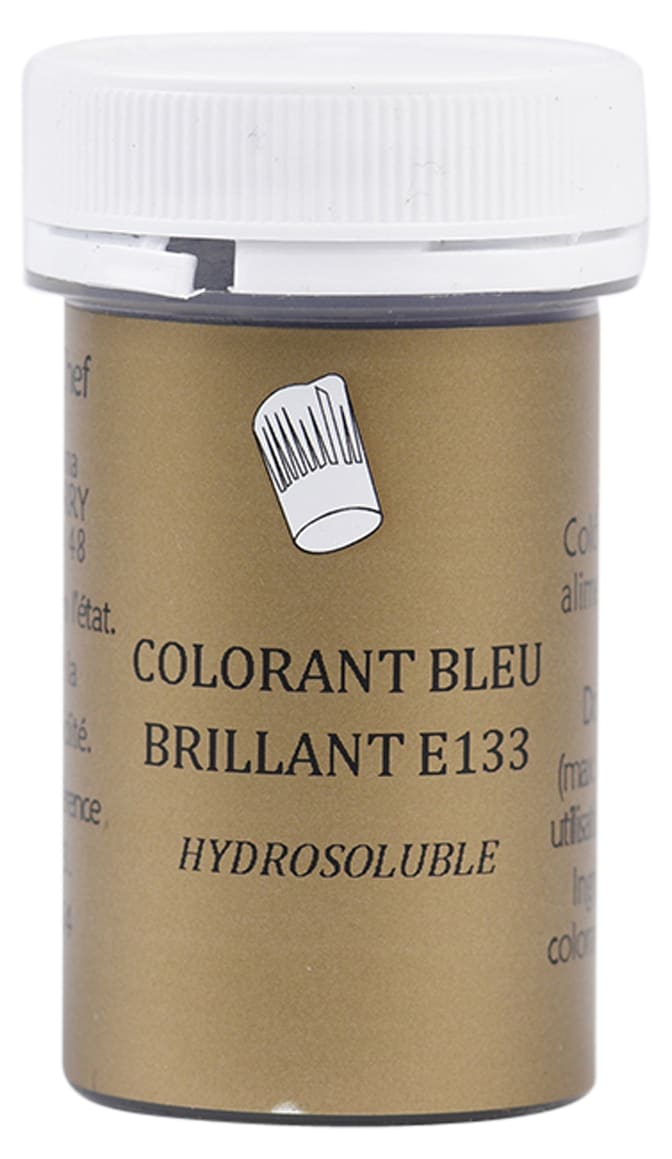 Brilliant Blue Food Colouring E133 Water Soluble 10g Selectarôme