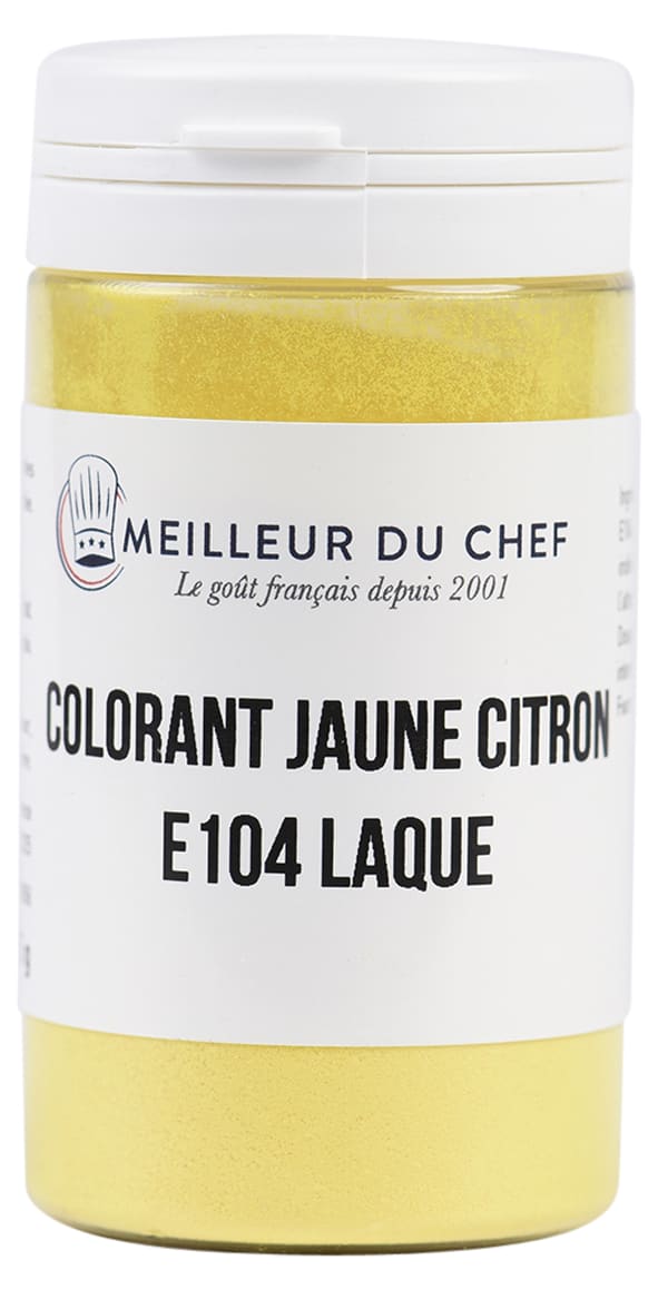 Food Colouring powder - Lemon Yellow E104 - 25g - Selectarôme ...