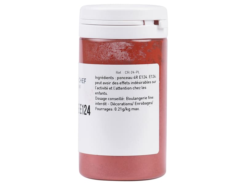 Red Food Colouring E124 - Fat soluble - 25grams - Selectarôme ...