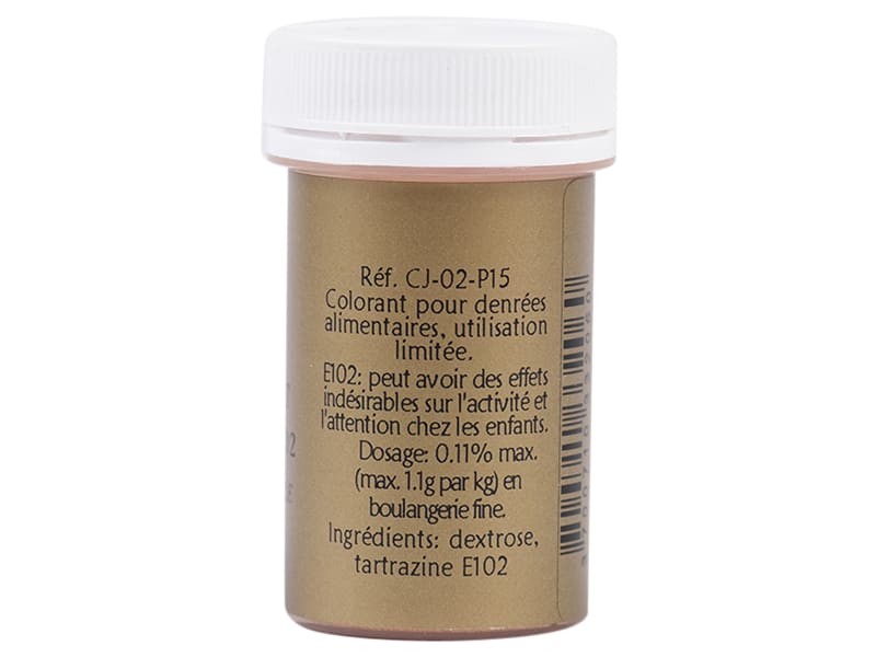 Food Colouring Powder - Yellow - 10g - Selectarôme - Meilleur du Chef