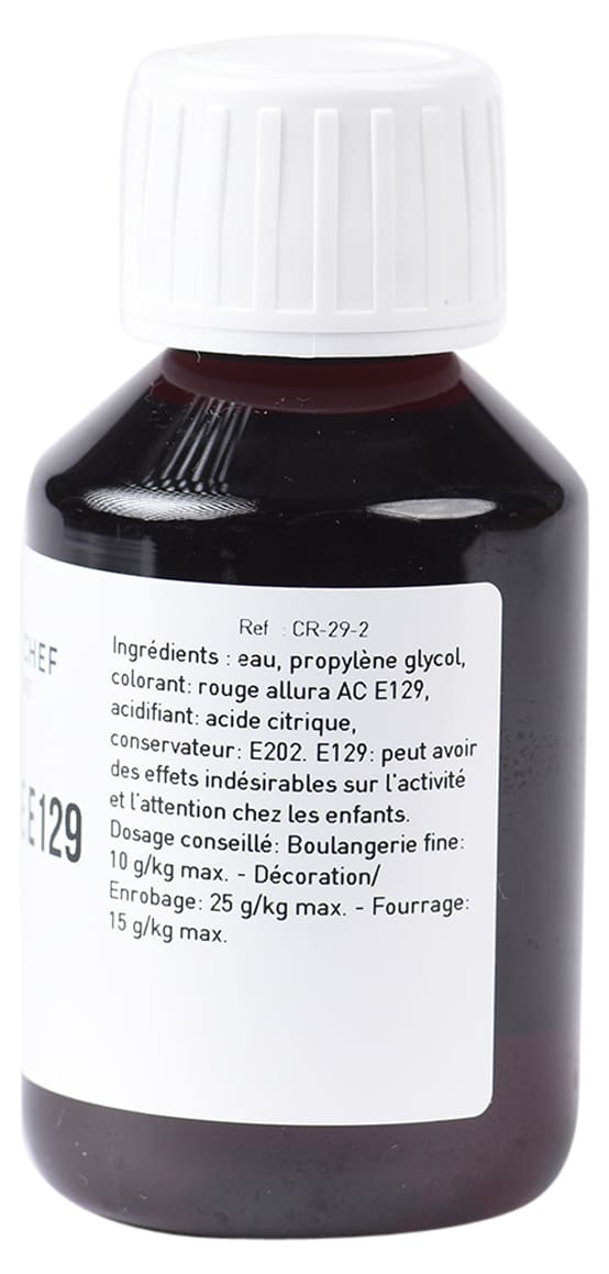 Red Food Colouring E129 - Water soluble - 1litre - Meilleur du Chef ...