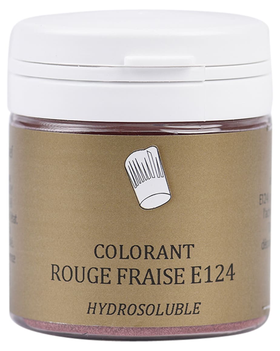 Strawberry Red Colouring Powder E124 - Water Soluble - 25g ...