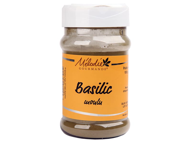 Basil Leaf Powder - 100g - Mélodie Gourmande - Meilleur du Chef