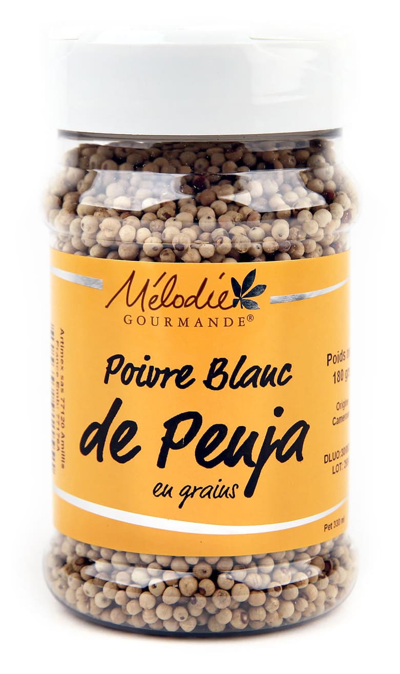 White Penja Pepper 180g - Mélodie Gourmande - Meilleur du Chef