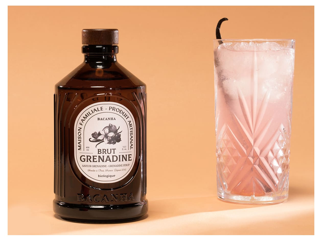 Organic Grenadine Syrup - 40cl - Bacanha - Meilleur du Chef