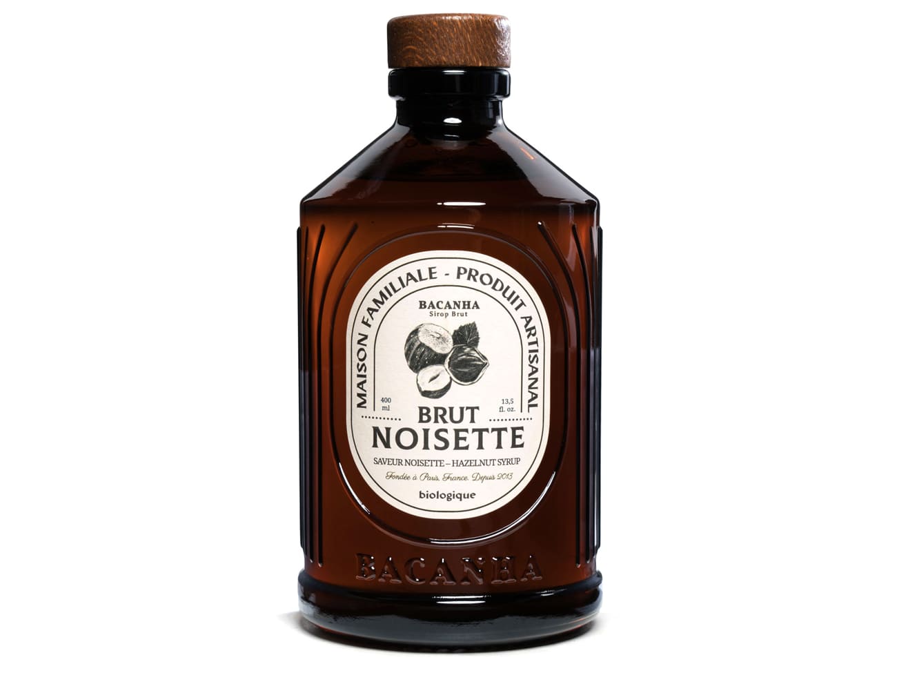 Organic Hazelnut Syrup - 40cl - Bacanha - Meilleur du Chef