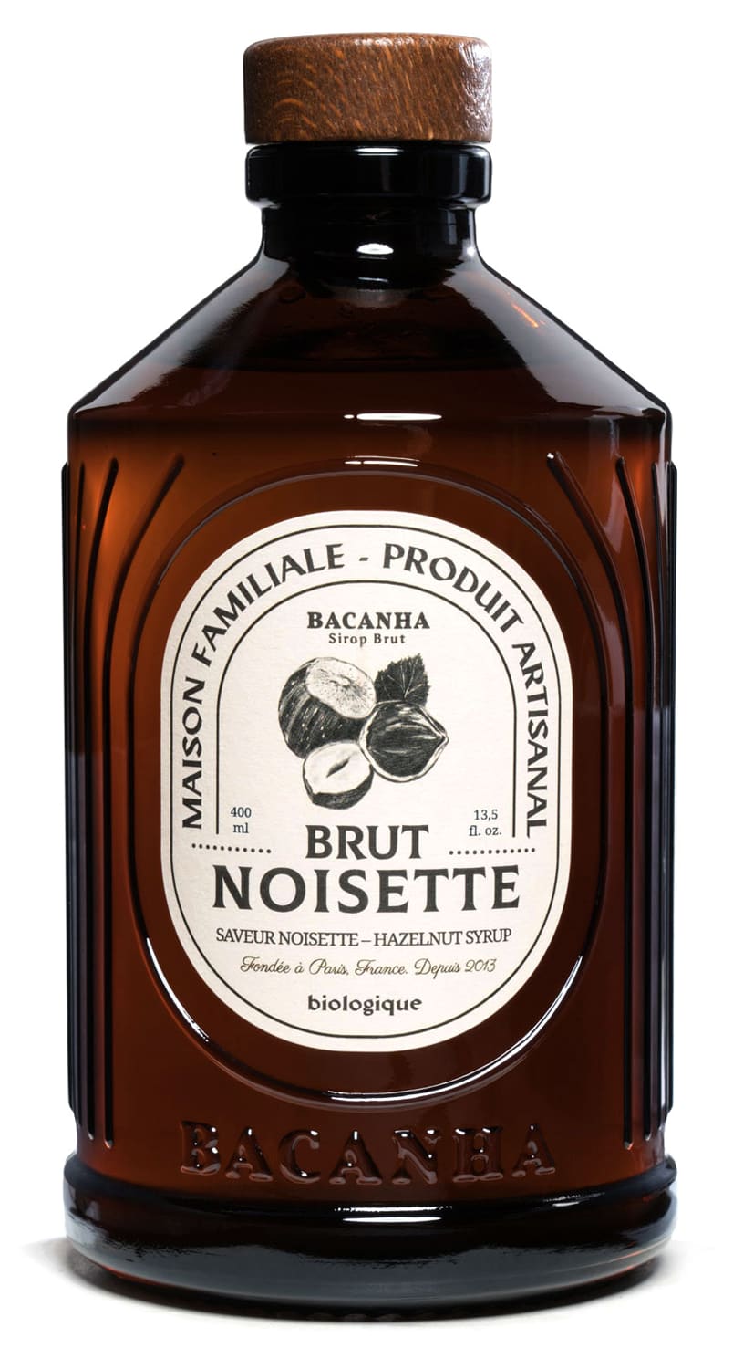 Organic Hazelnut Syrup - 40cl - Bacanha - Meilleur du Chef