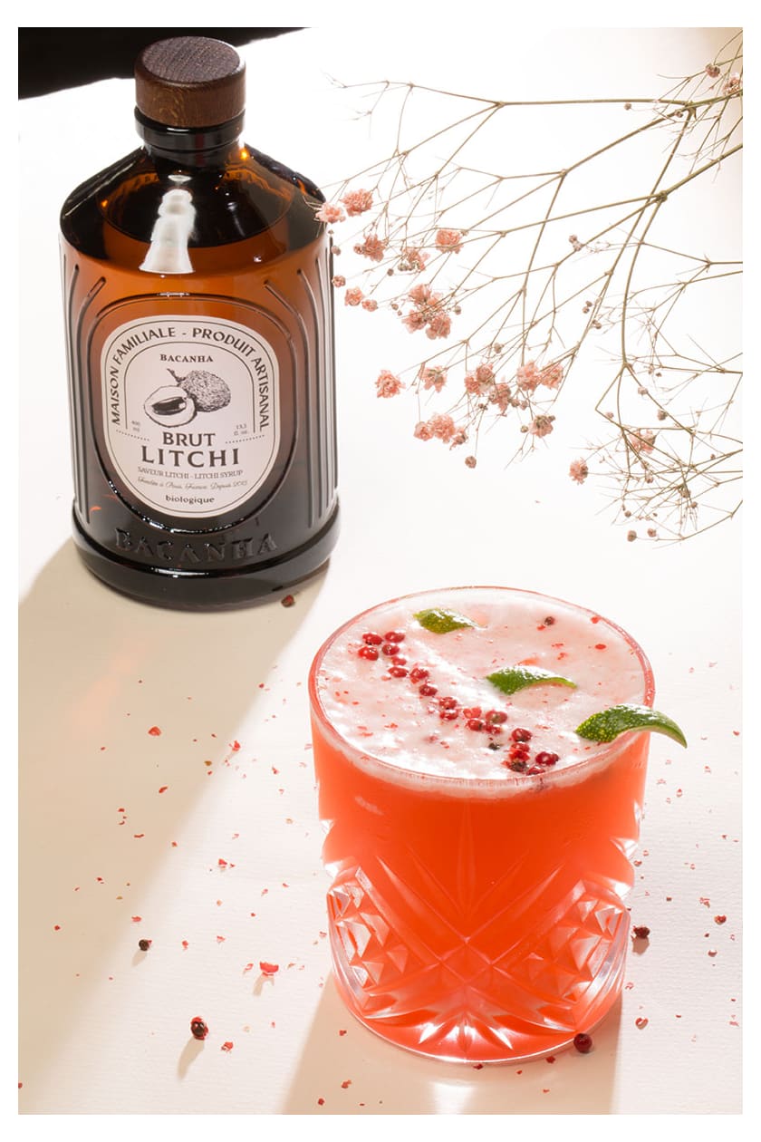 Organic Lychee Syrup - 40cl - Bacanha - Meilleur du Chef