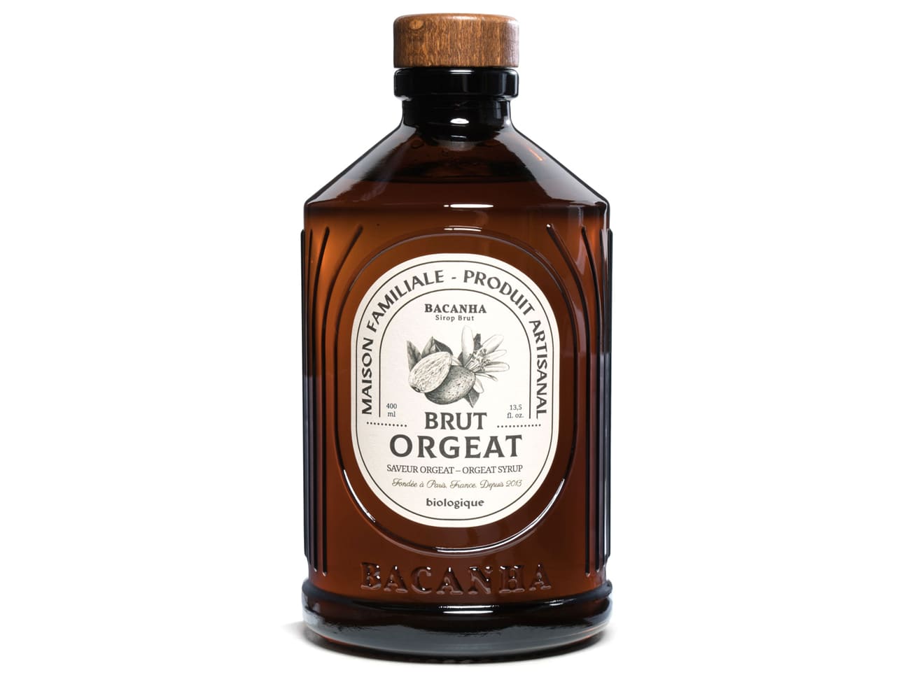 Organic Orgeat Syrup - 40cl - Bacanha - Meilleur du Chef