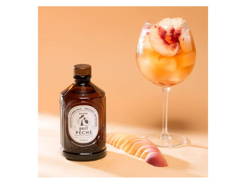 Organic Peach Syrup - 40cl - Bacanha - Meilleur du Chef