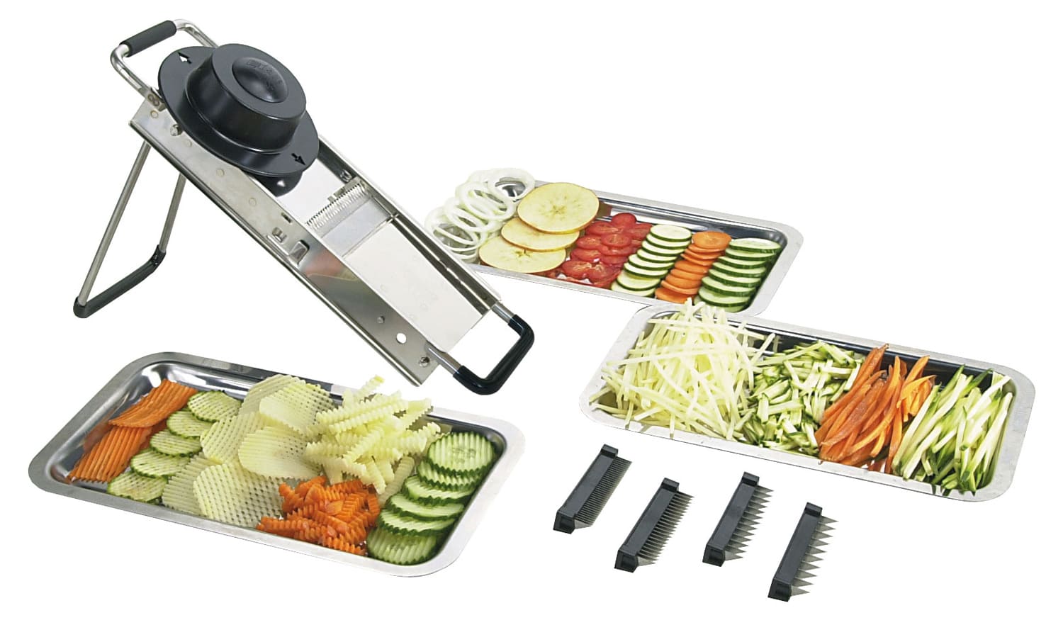Stainless Steel Professional Mandoline Slicer - Bron Coucke - Tellier ...