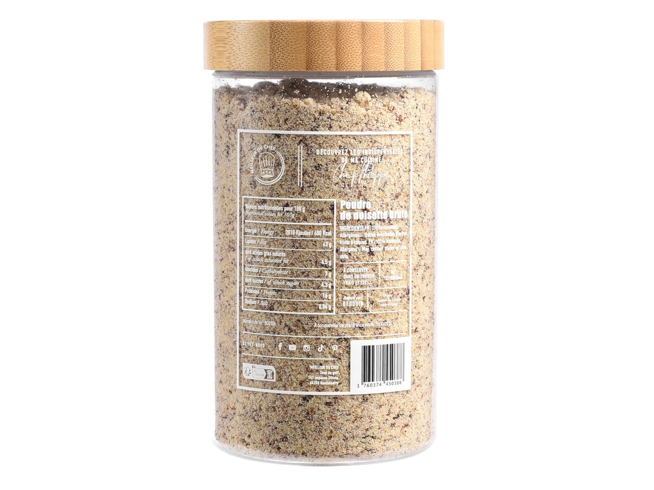 Raw Hazelnut Powder - 400g - Sélection Chef Philippe - Meilleur du Chef ...