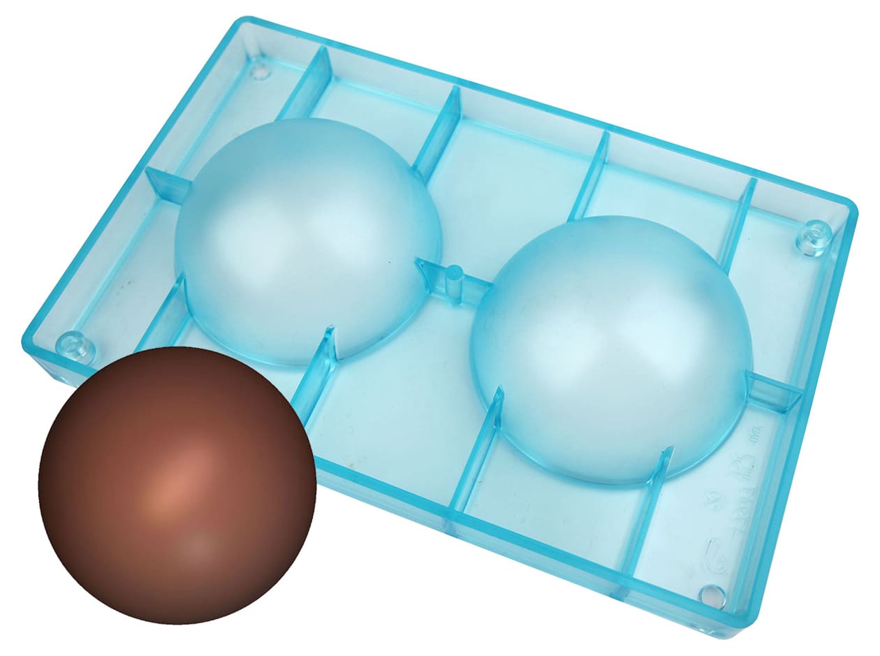 Chocolate Mould - 2 half spheres - Ø 10cm - Meilleur du Chef