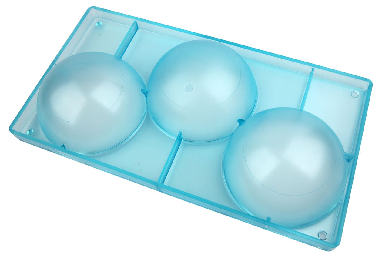 Chocolate Mould - 3 half spheres - Ø 12cm - Meilleur du Chef