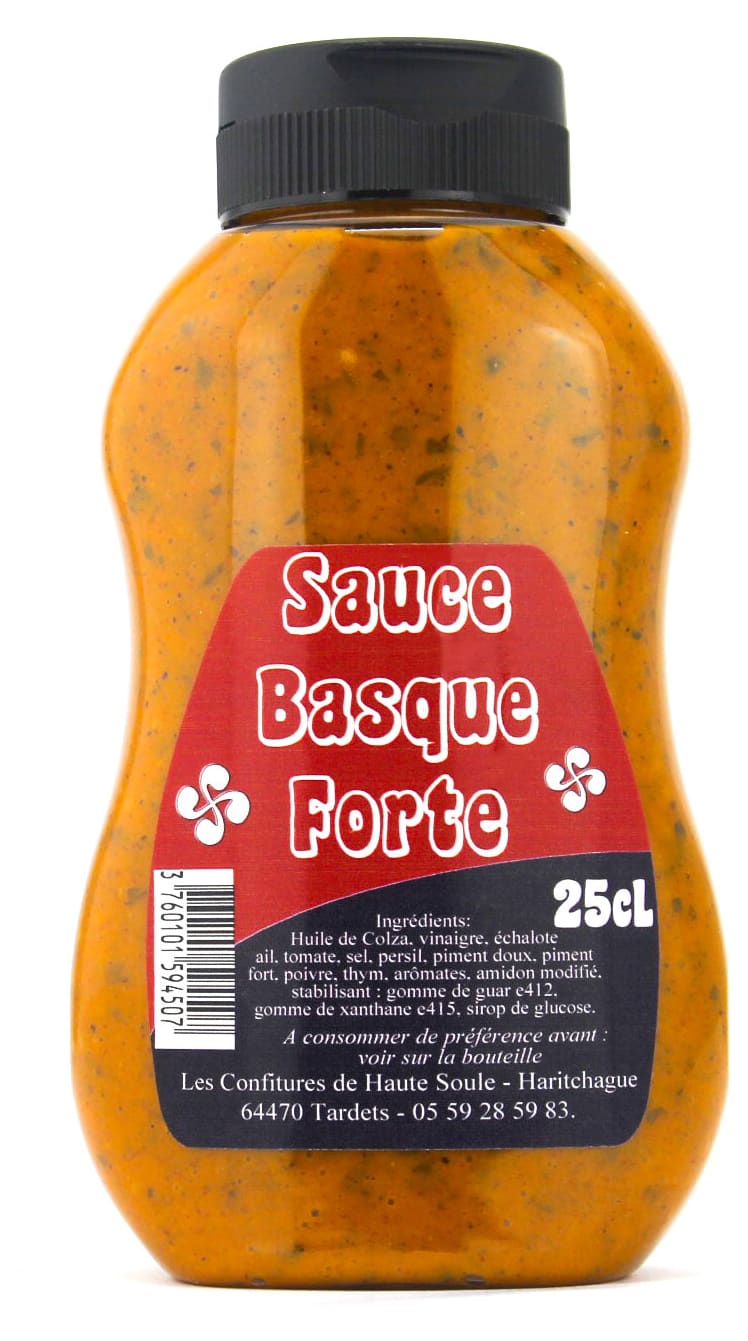 Spicy Basque sauce 25 cl - Confitures de Haute Soule - Meilleur du Chef