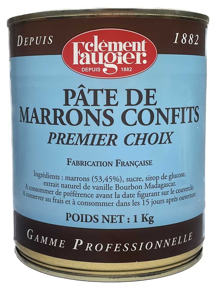 Candied Chestnut Paste with Vanilla - 1kg - Clément Faugier - Meilleur ...