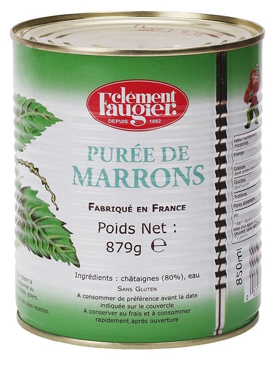 100% Natural Chestnut Purée - 879g - Clément Faugier - Meilleur du Chef