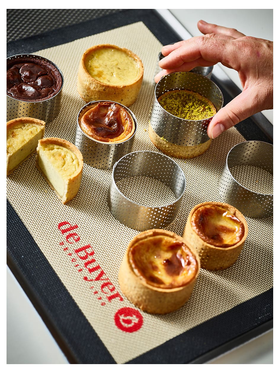 Perforated Pastry Ring - Ø 7.5cm x H 4.5cm - De Buyer - Meilleur du Chef