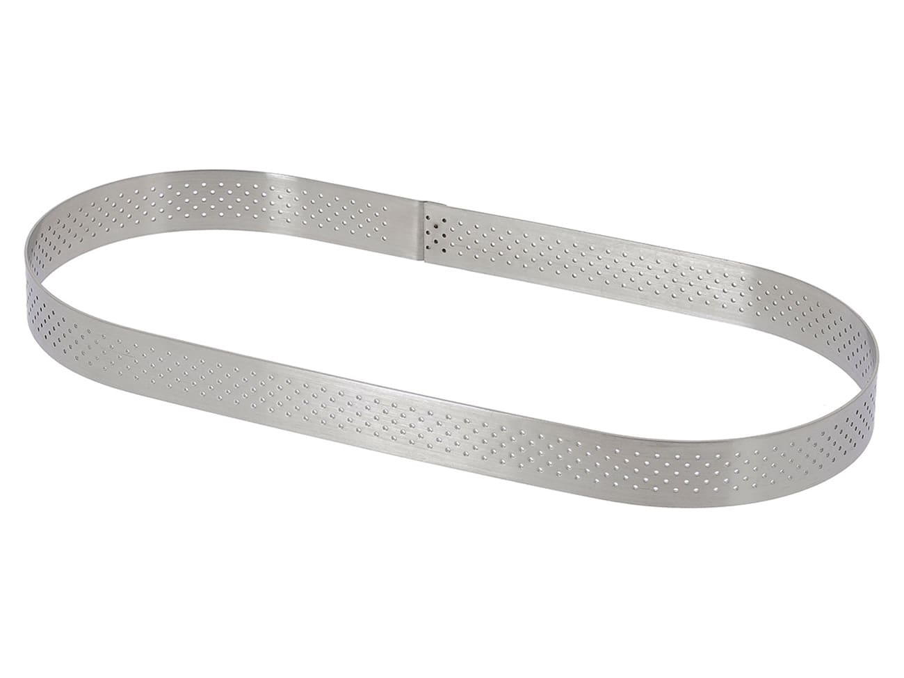 Perforated Stainless Steel Oval Ring - H 2cm - 30 x 11cm - De Buyer ...