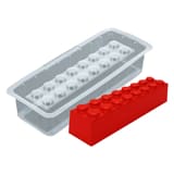 Thermoformed Yule Log Mould (x 6) - Lego - 25 x 6cm - Meilleur du Chef