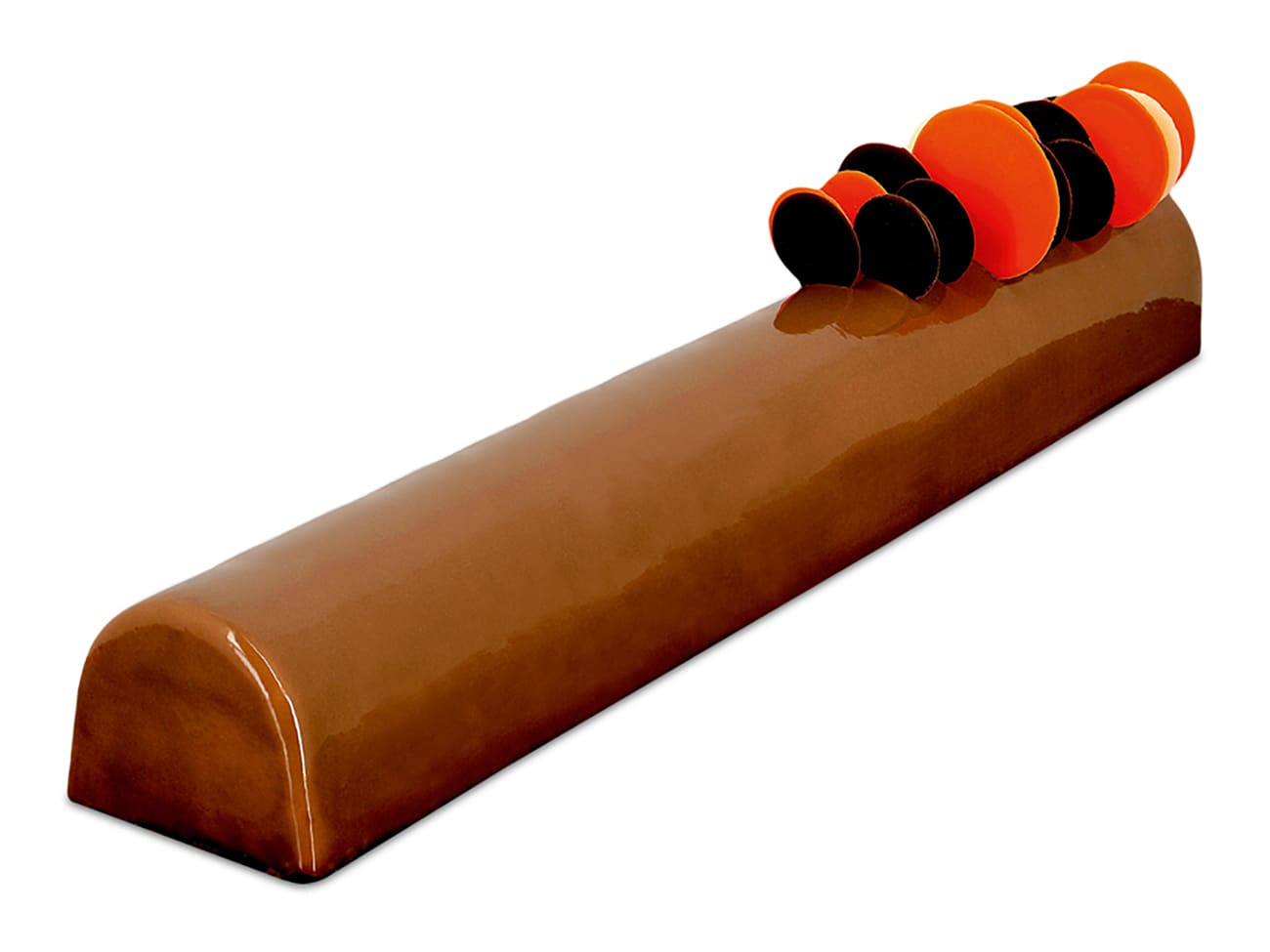 Set of 12 Mini Yule Log Moulds - Length 49.8cm - 6 x 5cm - Déco Relief ...