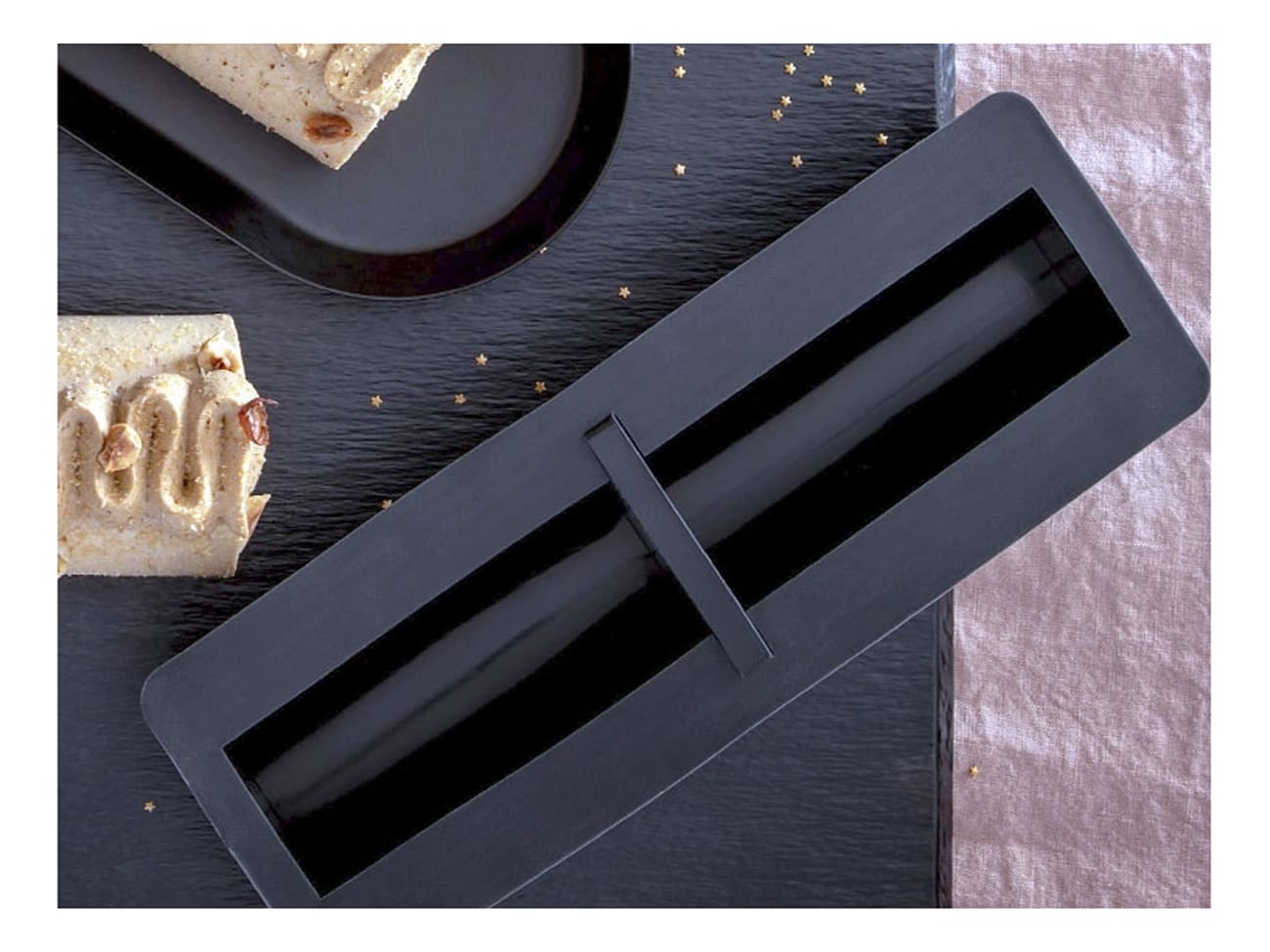 Divisible Flexipan Yule Log Mold - 25 x 9cm - Demarle - Meilleur du Chef