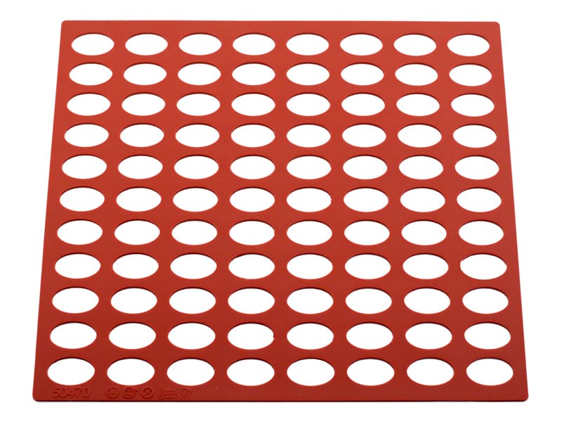Chablon Stencil Mat - Oval - 2.7 x 1.7 x H 0.2cm - Meilleur du Chef