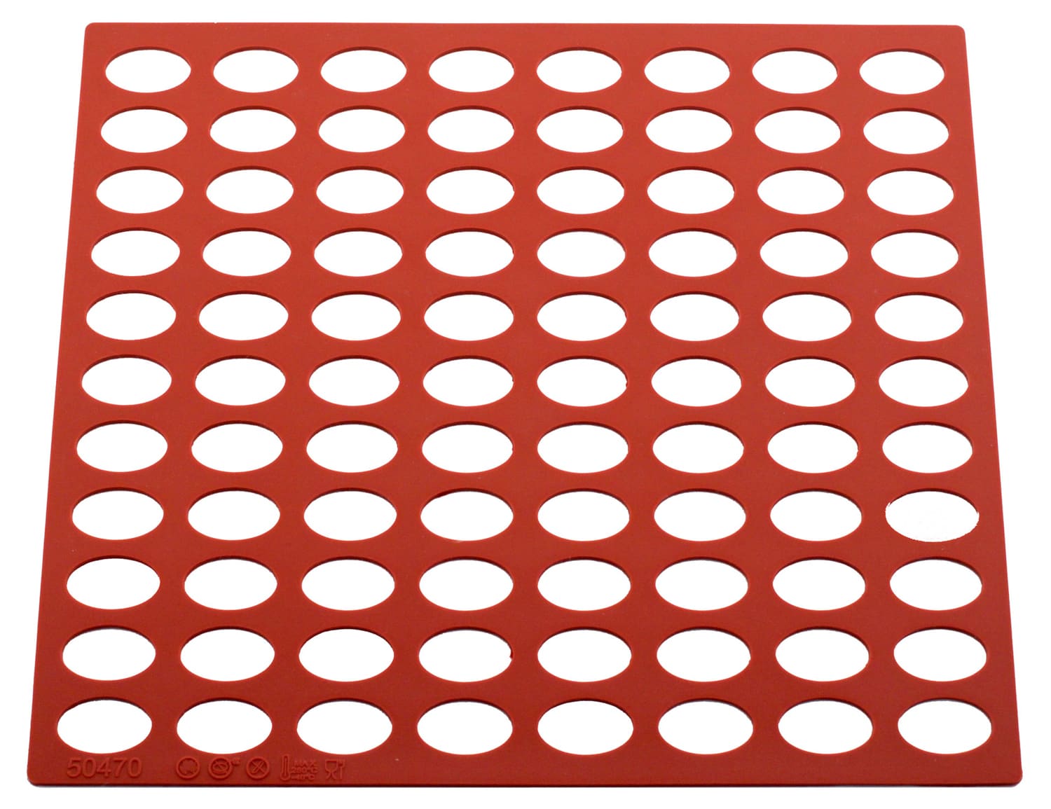 Chablon Stencil Mat - Oval - 2.7 x 1.7 x ht 0.2cm - Meilleur du Chef