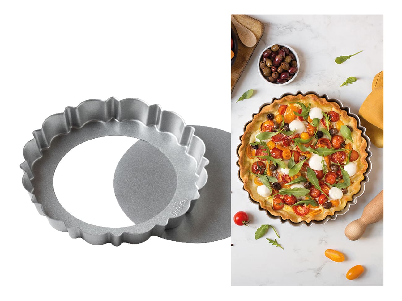 Round Tart Tin - Loose bottom - Ø 30cm - Decora - Meilleur du Chef