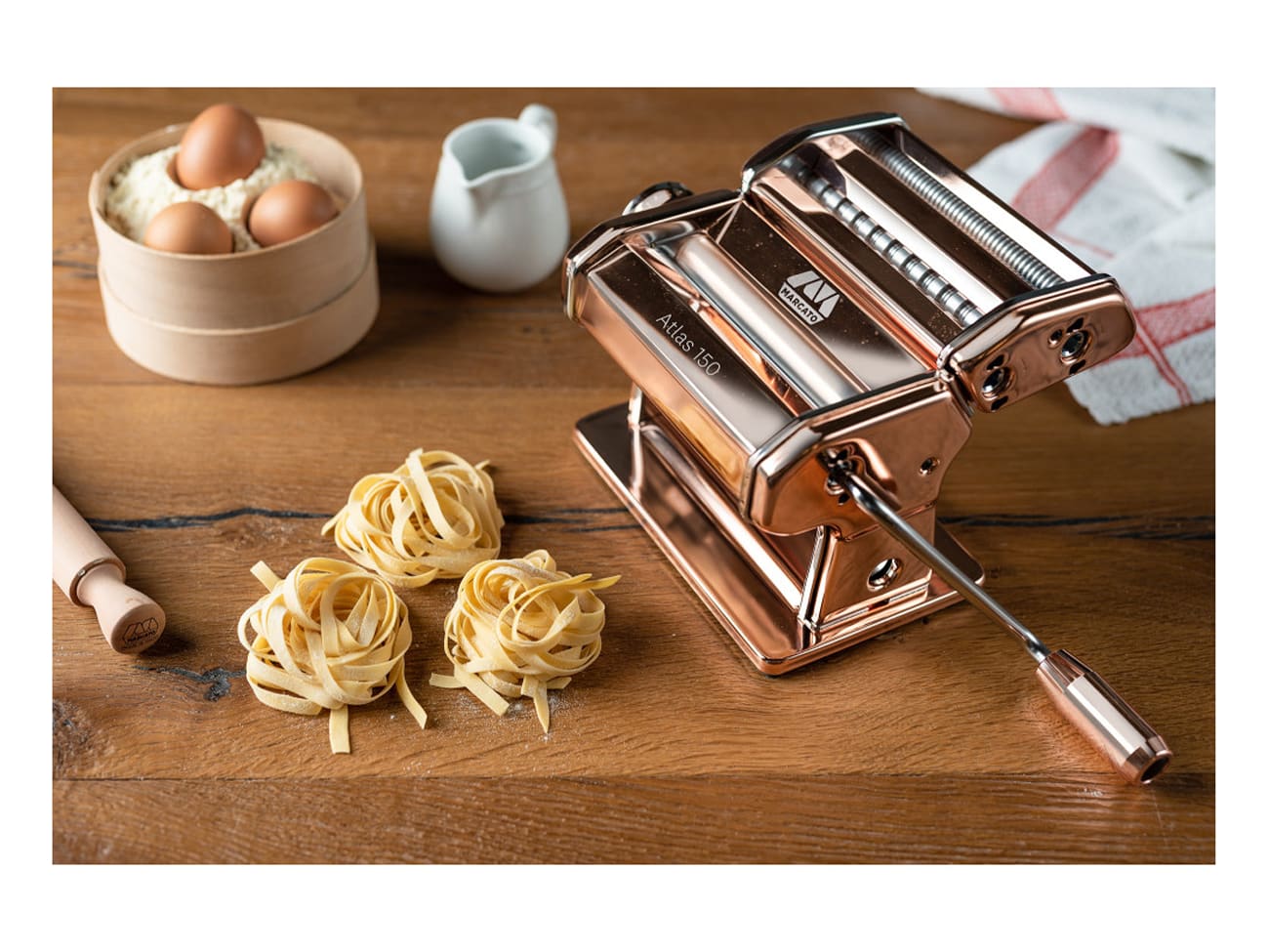 Pasta Maker - Atlas 150 - Copper - Marcato - Meilleur du Chef