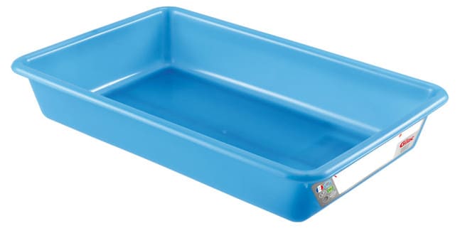 Flat Tray Compliant HACCP - Blue 5L - 43 x 28 x H 7cm - Gilac ...