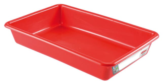 Flat Tray Compliant HACCP - Red 5L - 43 x 28 x H 7cm - Gilac - Meilleur ...