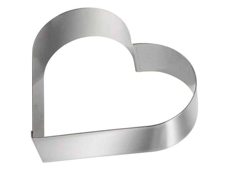 Heart-shaped Ring - Stainless Steel - 24cm x ht 4.5cm - Gobel ...