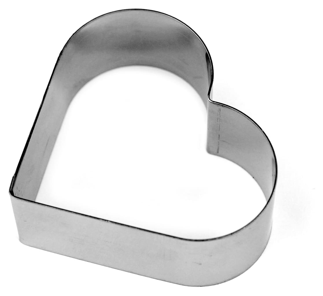 Stainless Steel Heart Ring - H 7cm - 8,5cm - Gobel - Meilleur du Chef