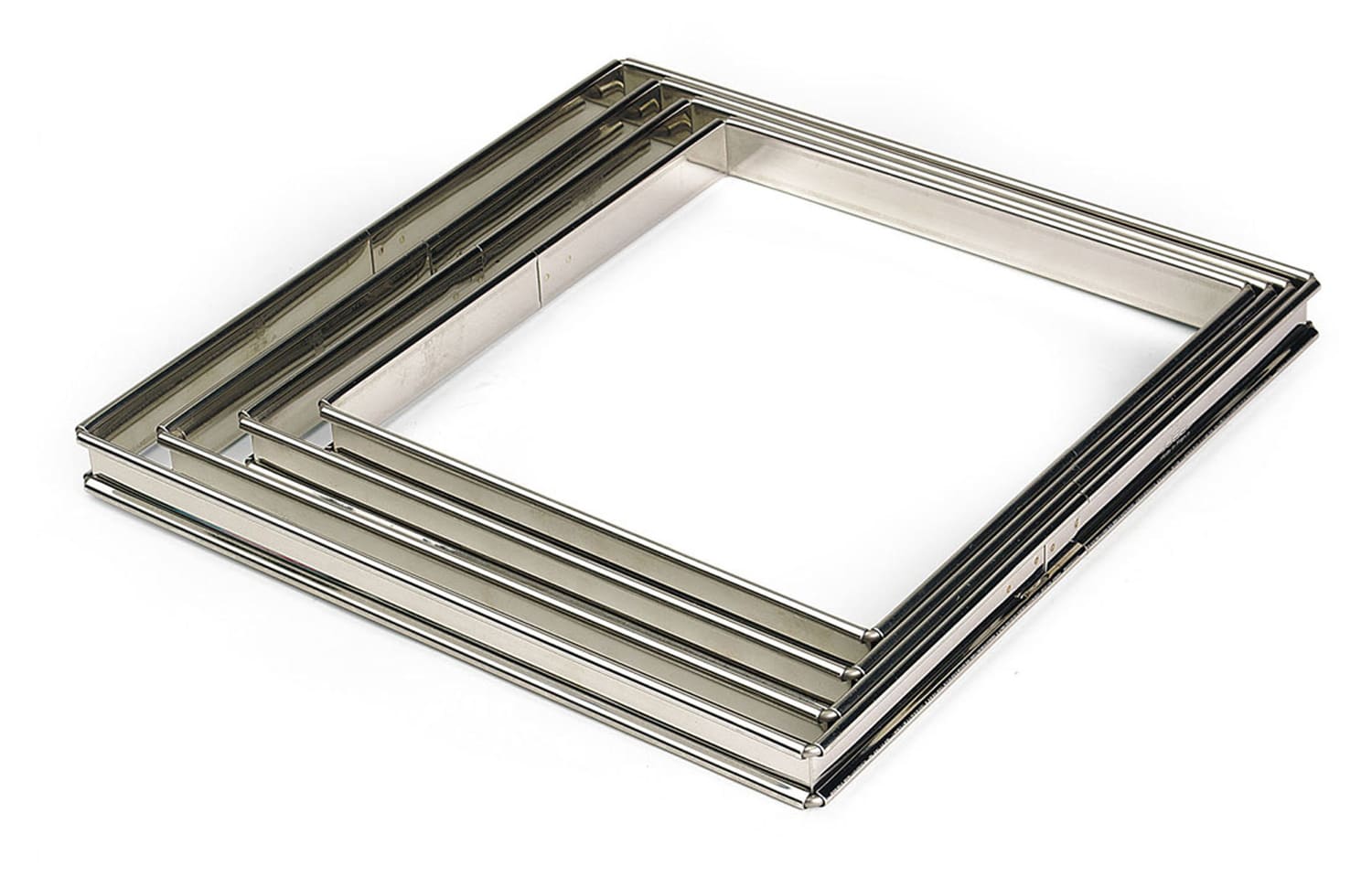 Stainless Steel Square Tart Ring - 24 x 24 x ht 2cm - Gobel - Meilleur ...