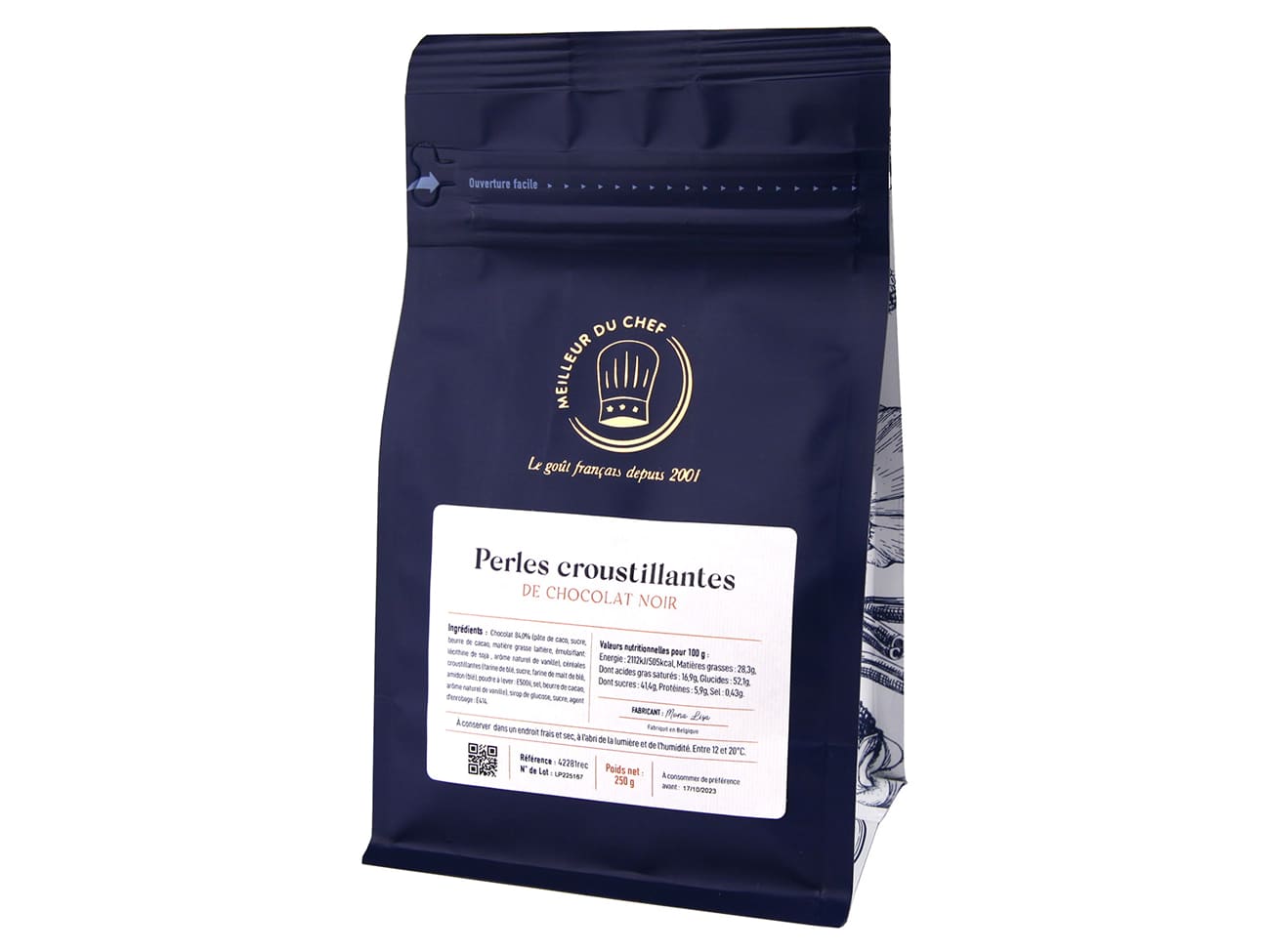 Dark Chocolate Crispy Pearls - 250g - Mona Lisa - Meilleur du Chef