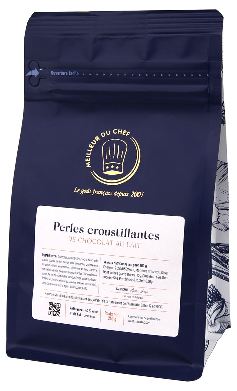 Milk Chocolate Crispy Pearls - 250g - Mona Lisa - Meilleur du Chef