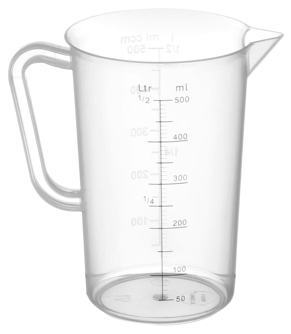 Graduated Plastic Jug - 0.5L - Meilleur du Chef